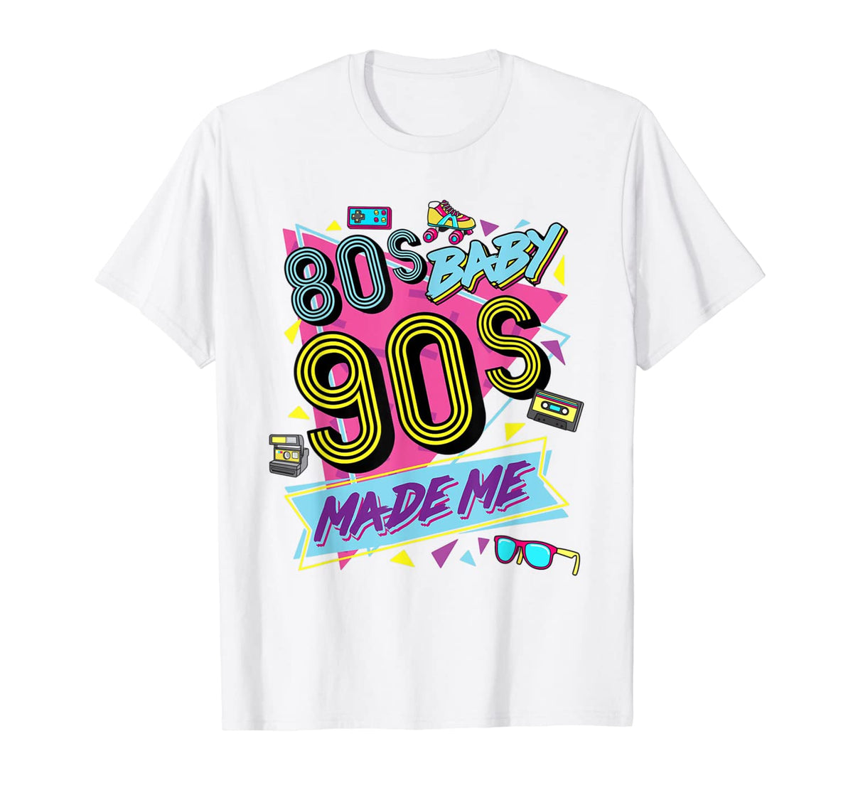 Vintage 1980s 80's Baby 1990s 90's Made Me Retro Nostalgia T-Shirt New Zealand– Myshirts.co.nz