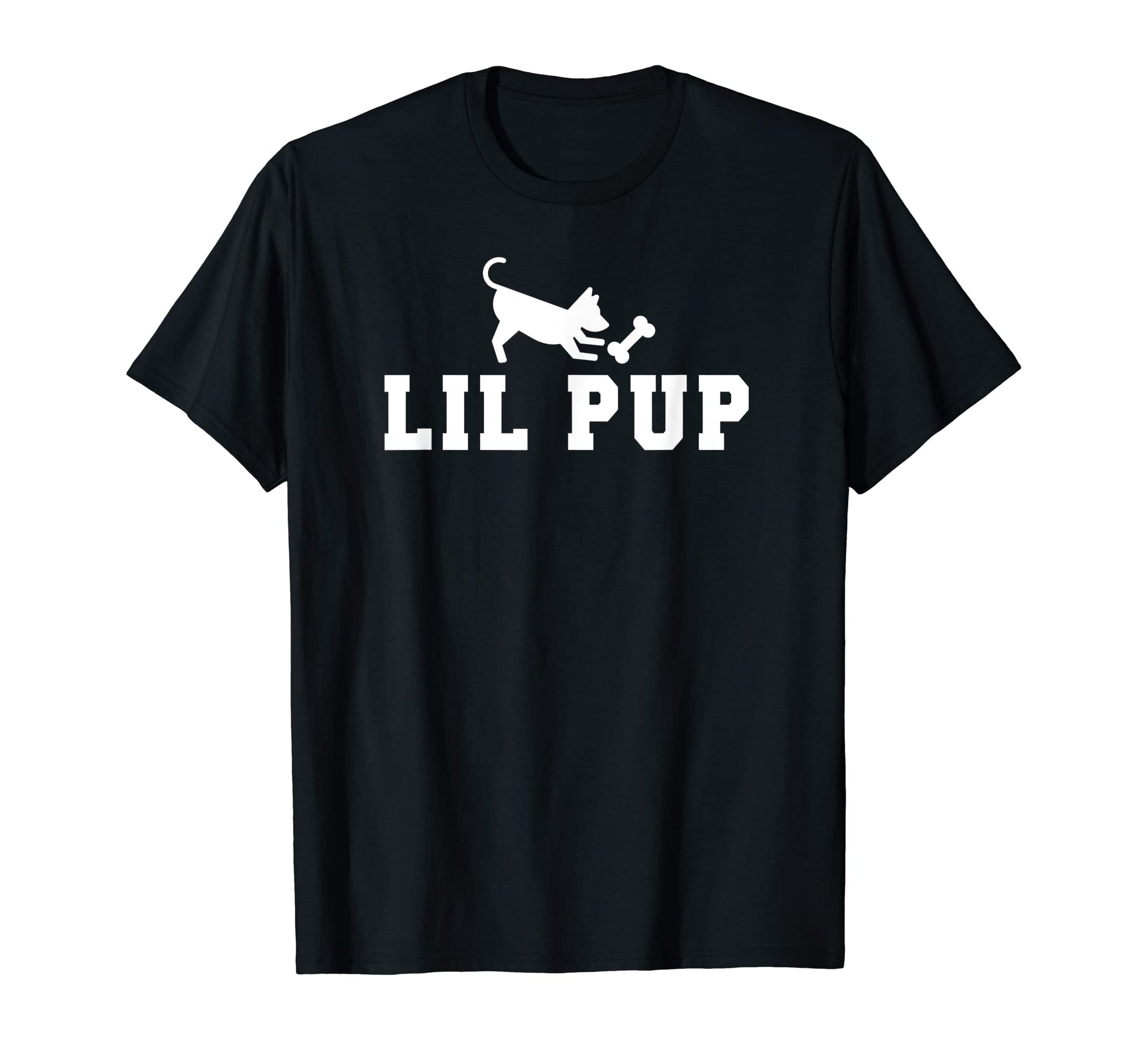Mens LIL PUP - dog puppy silhouette, pup play fetish T Shirt New ...