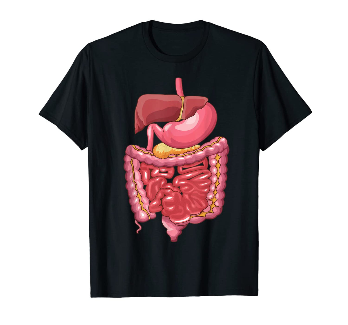 Funny Halloween Costume Rib Cage Heart Lungs Organs Anatomy T-Shirt New ...