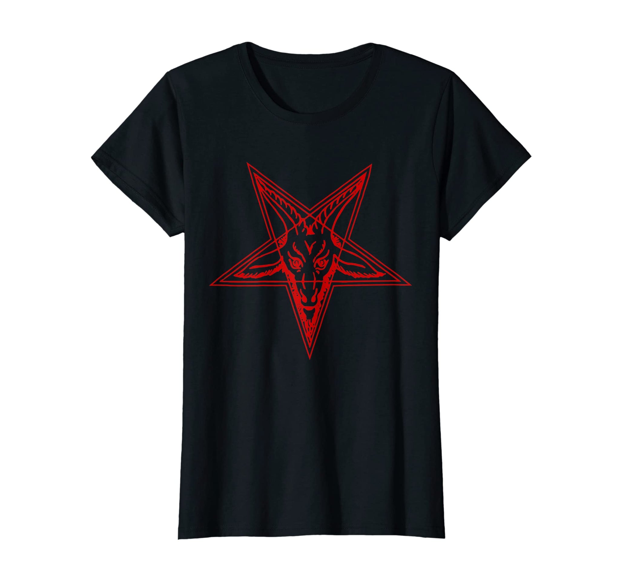 Satanic Goat Head Baphomet Pentagram Occult Shirt New Zealand– Myshirts ...