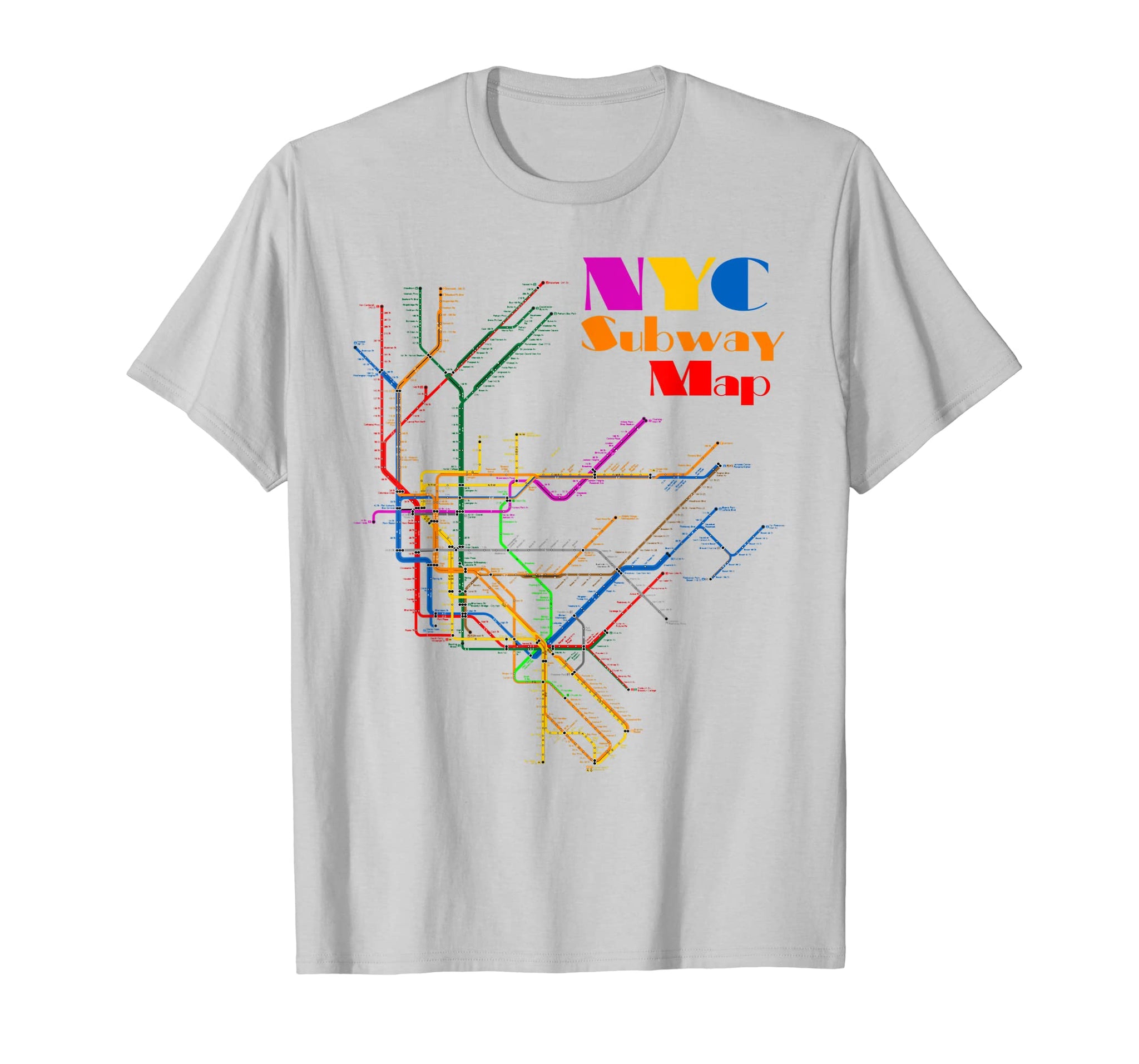 New York City Subway Map Shirt NYC Metro Map T-Shirt Gift New Zealand ...