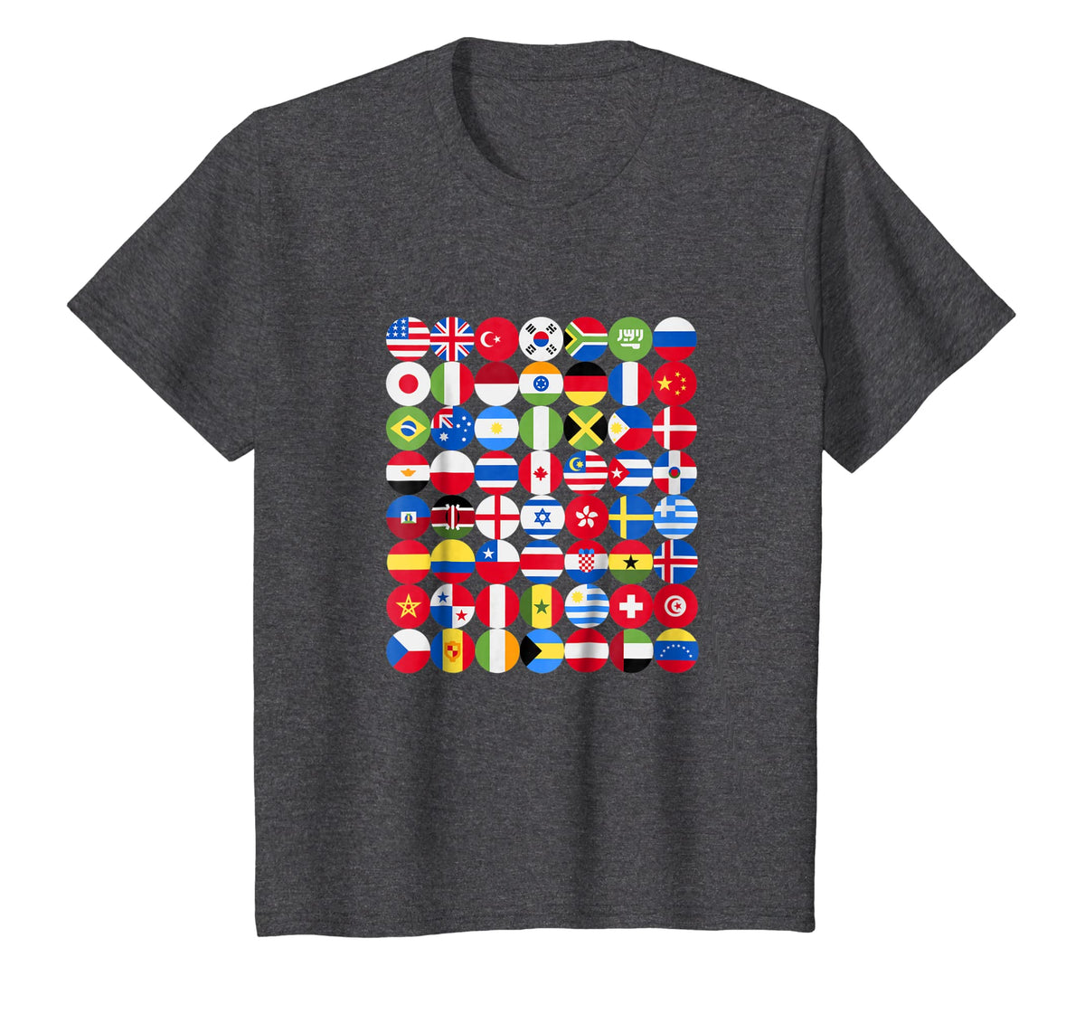 International World Flags T-Shirt Flags World Map New Zealand– Myshirts ...