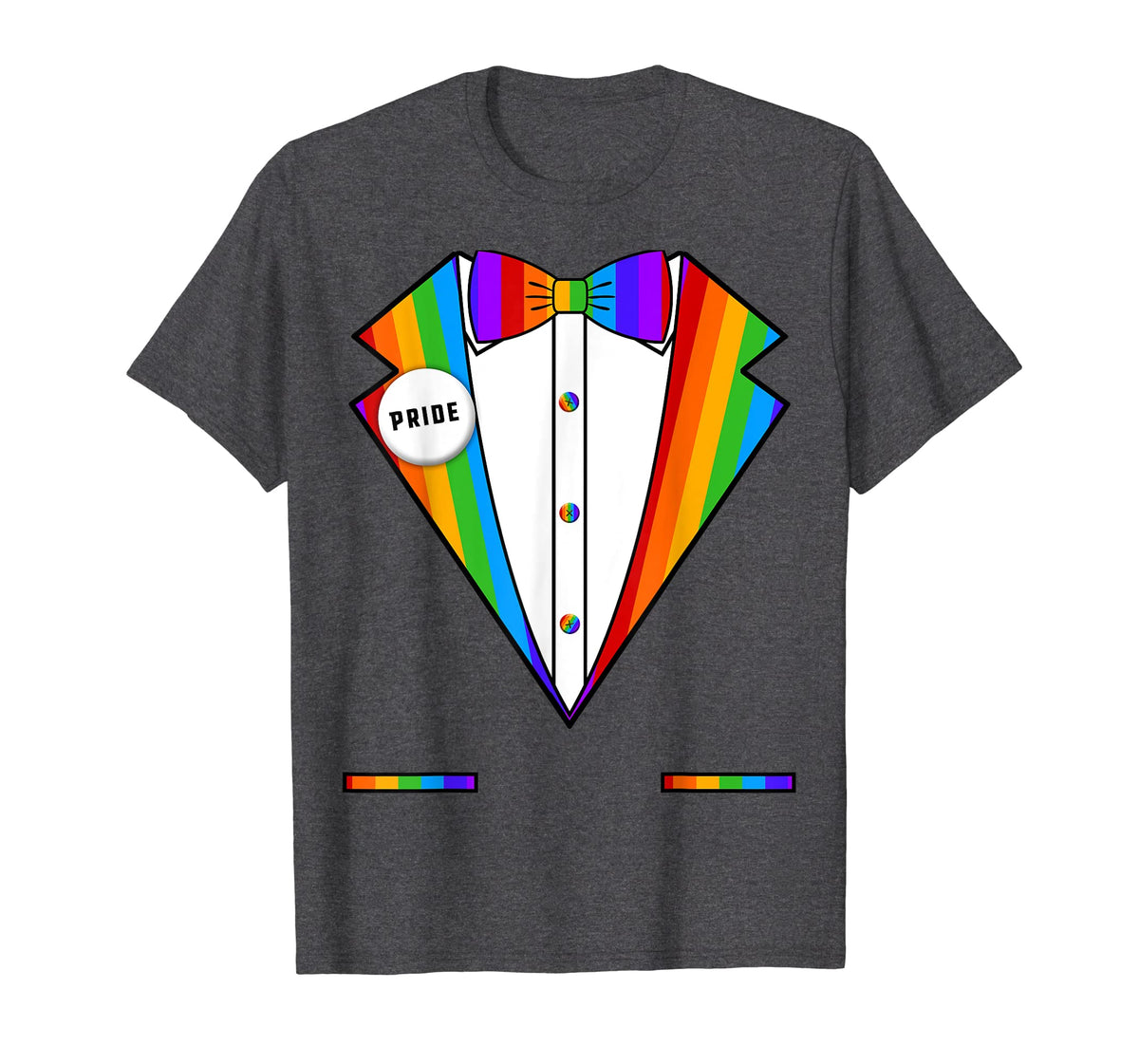 Rainbow Gay Pride Tuxedo Shirt LGBT LGBTQ Pride Month New Zealand ...