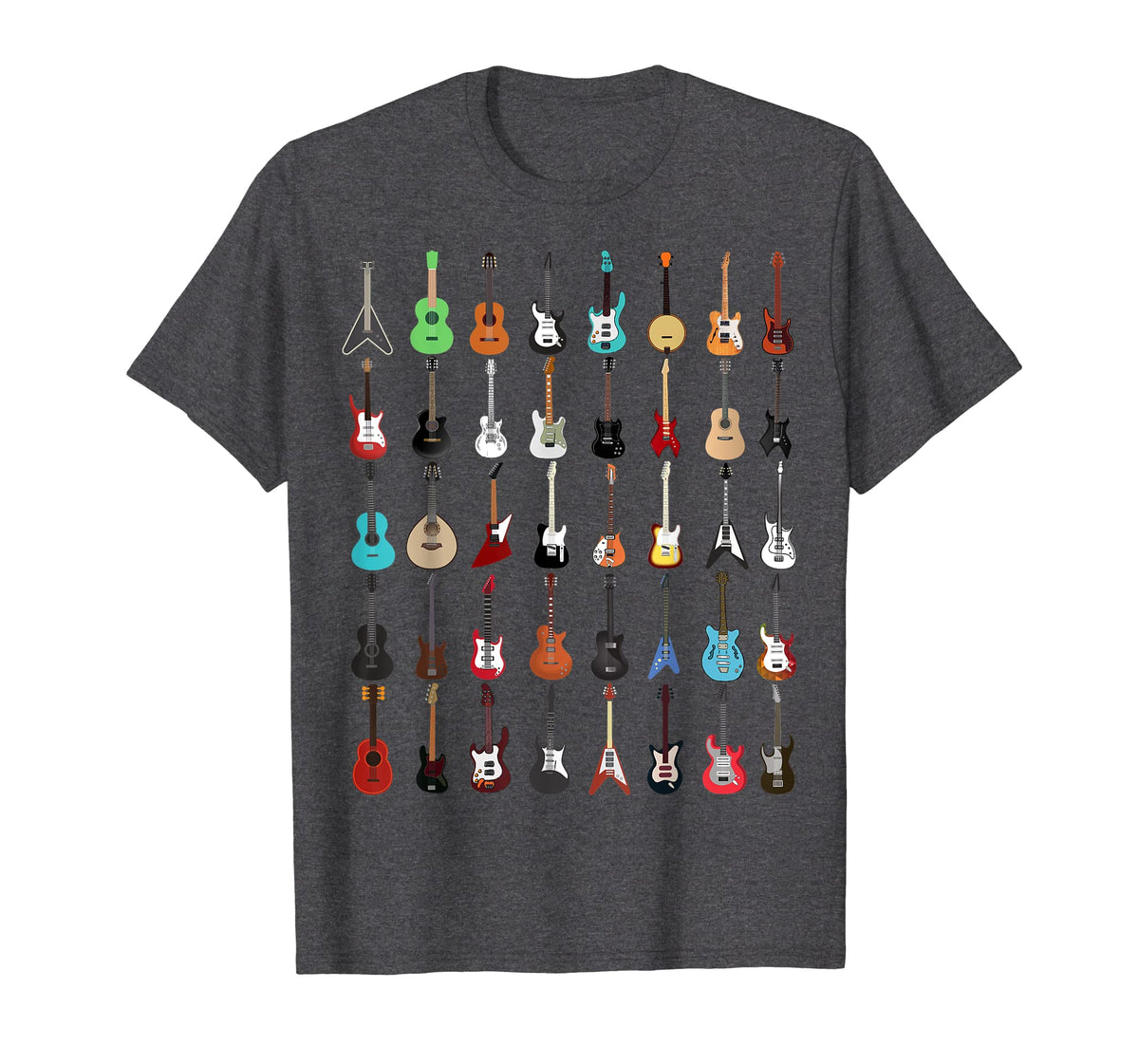 Guitar Musical Instrument T Shirt (Rock N Roll Tee) New Zealand ...