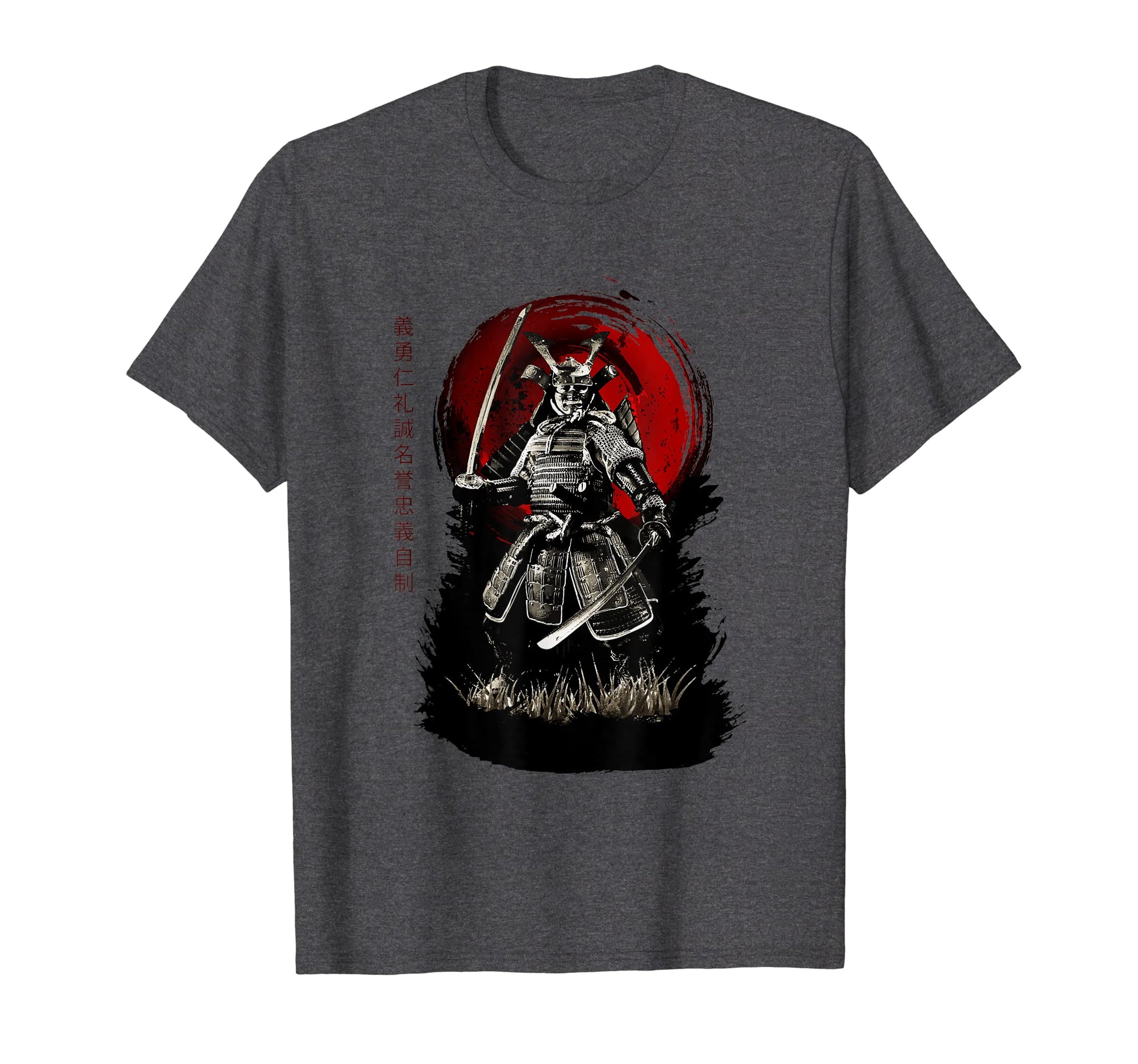 Bushido Samurai Japanese Warrior T-Shirt New Zealand– Myshirts.co.nz