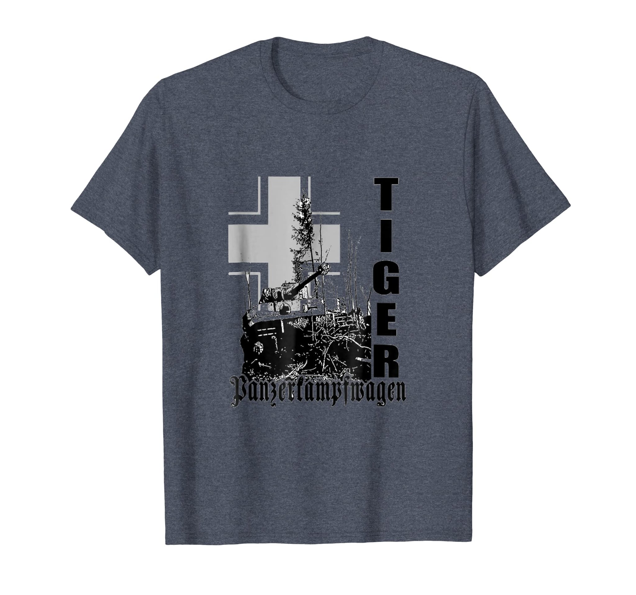 German Ww2 Tiger Tank T-Shirt Panzer Shirts Panzerkampfwagen New ...