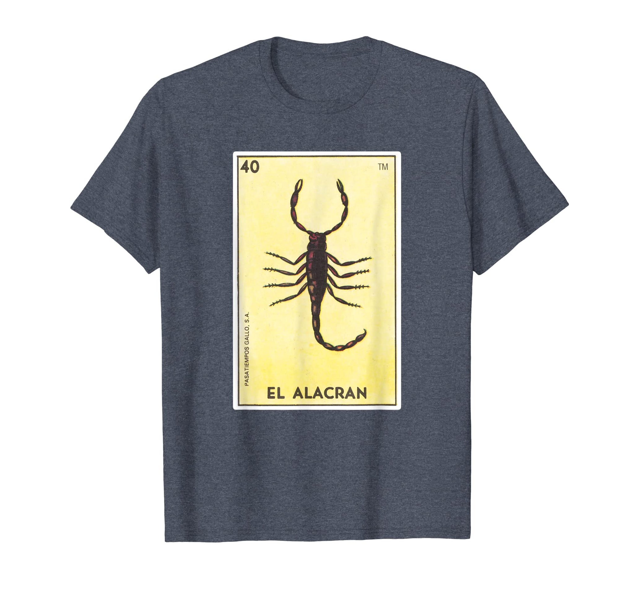 El Alacran Card Loteria Shirt Scorpion Mexican Bingo Tarot New Zealand ...