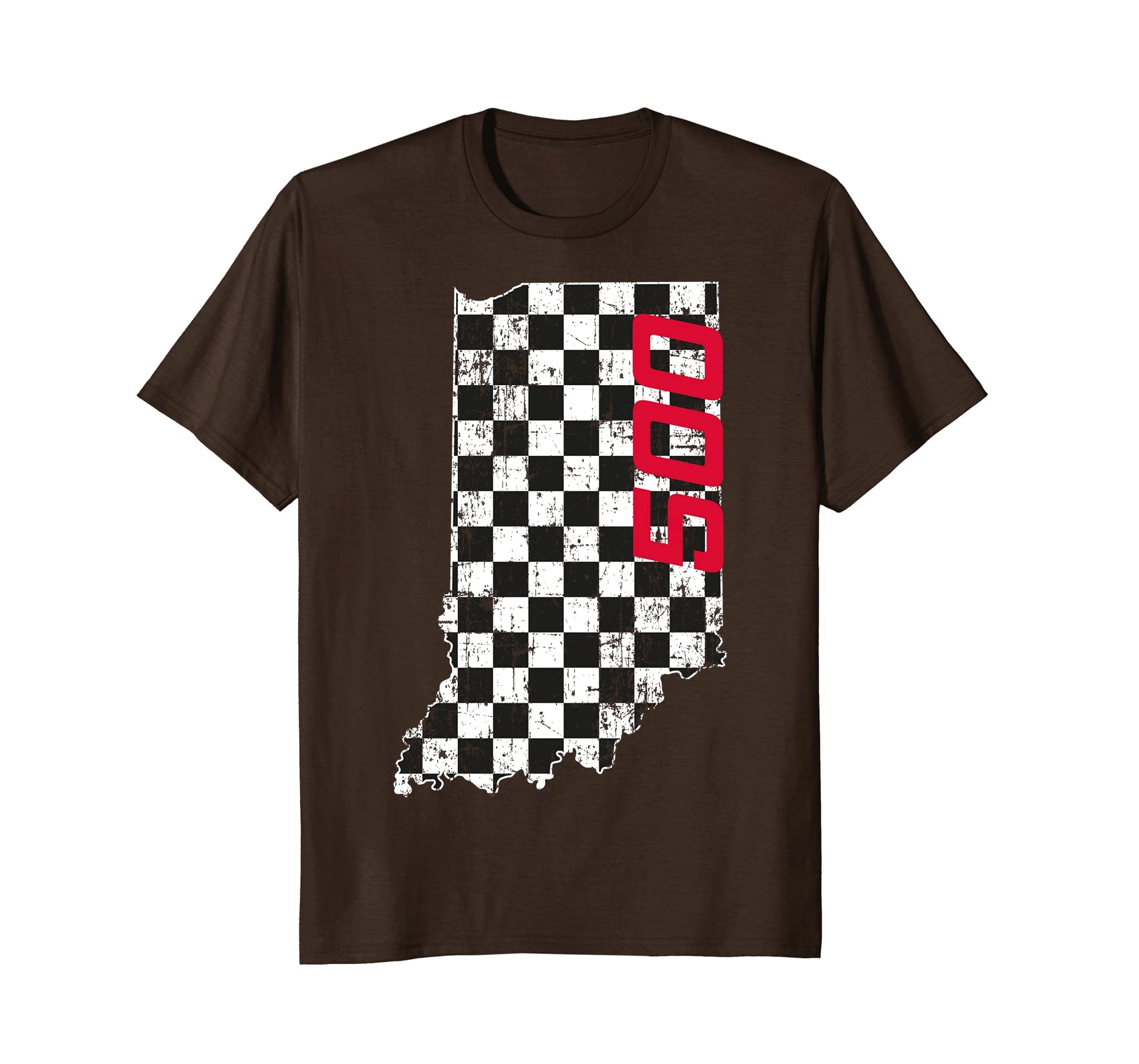 Indiana State Checkered Flag with Number 500 Vintage Grunge New Zealand ...