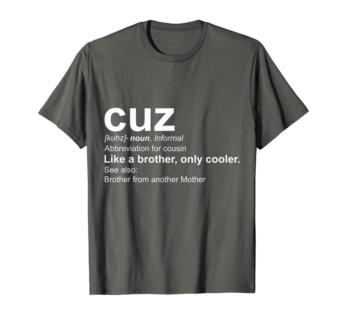 Mens Cousin Cuz Definition - Gift For Cousin Shirt New Zealand ...
