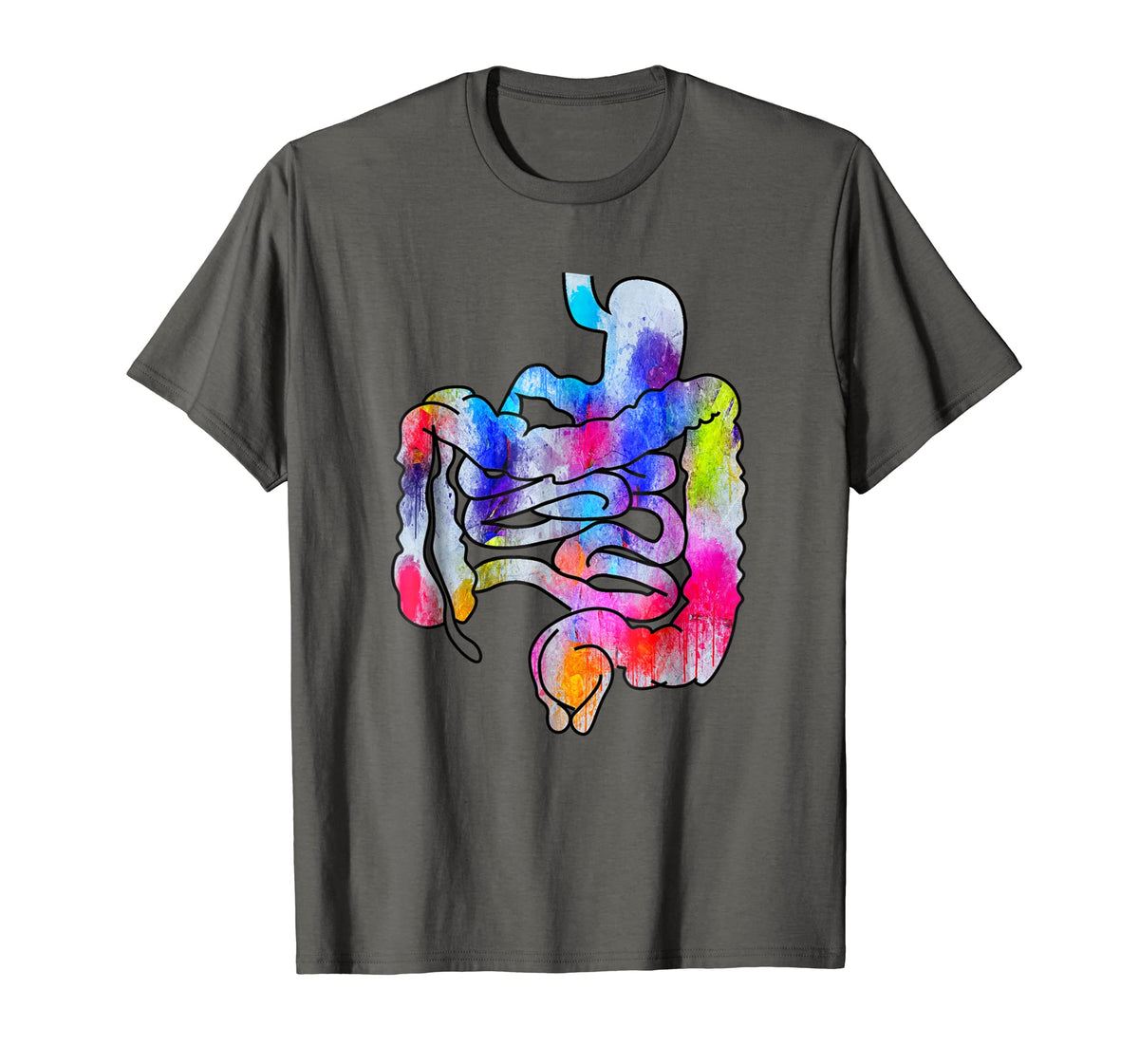 Digestive System Gastrointestinal Tract Watercolor Art Shirt New ...