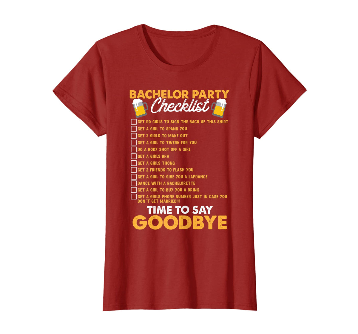 Bachelors Party Checklist Tshirt Stag Do Party Tee New Zealand ...
