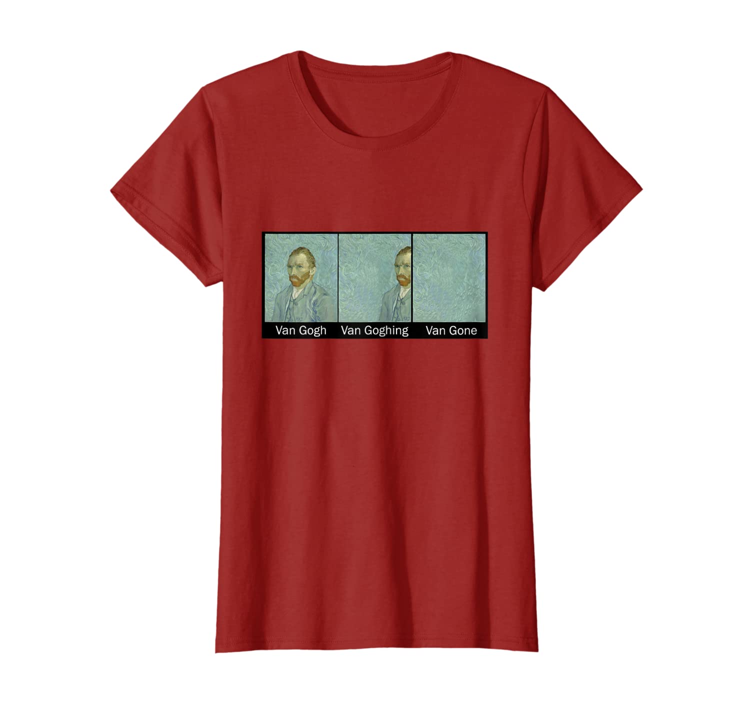 Funny Van Gogh Van Goghing Van Gone Funny meme kid women man T-Shirt ...