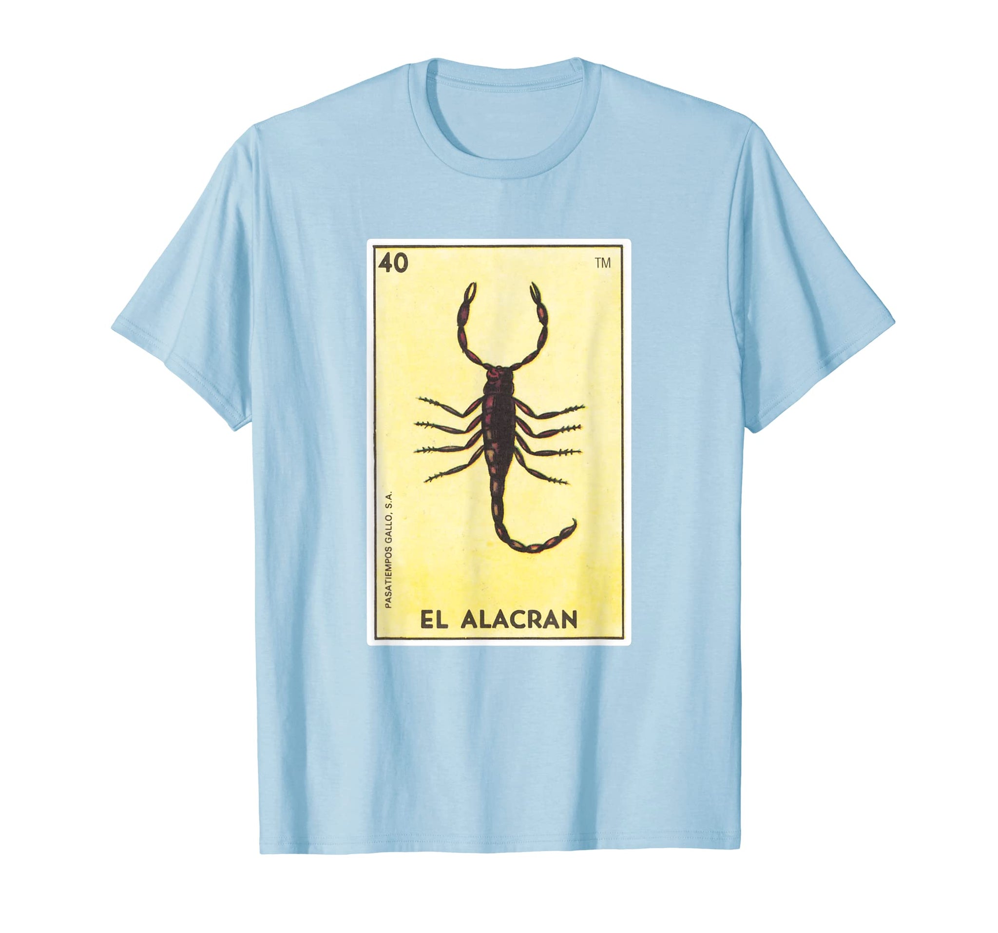 El Alacran Card Loteria Shirt Scorpion Mexican Bingo Tarot New Zealand ...