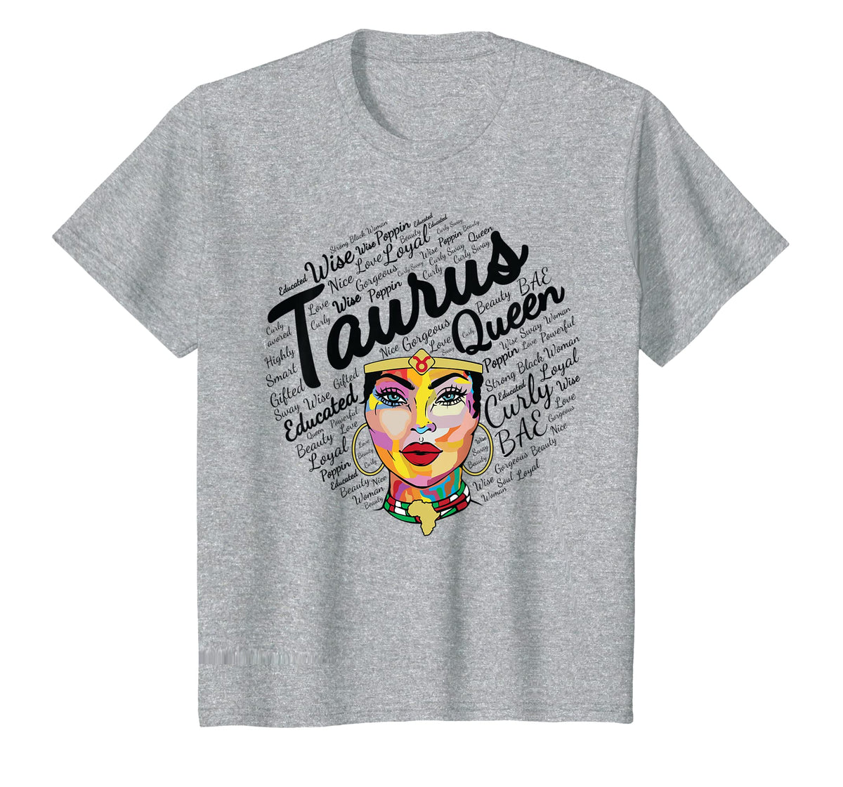 Taurus Afro Queen Shirt Zodiac Taurus Black Queen Tshirt New Zealand ...